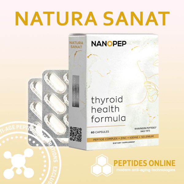 THYROID HEALTH FORMULA / NATURA SANAT / NANOPEP - PEPTIDE COMPLEX